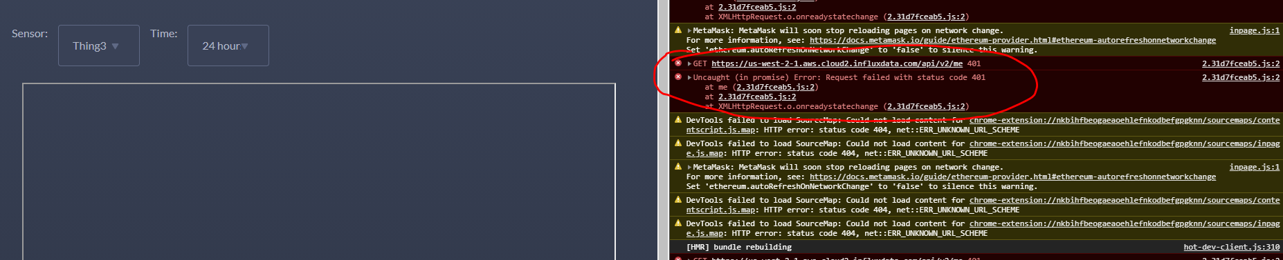 iFrame has 401 error when set to valid Dashboard URL · Issue #19524 · influxdata/influxdb · GitHub