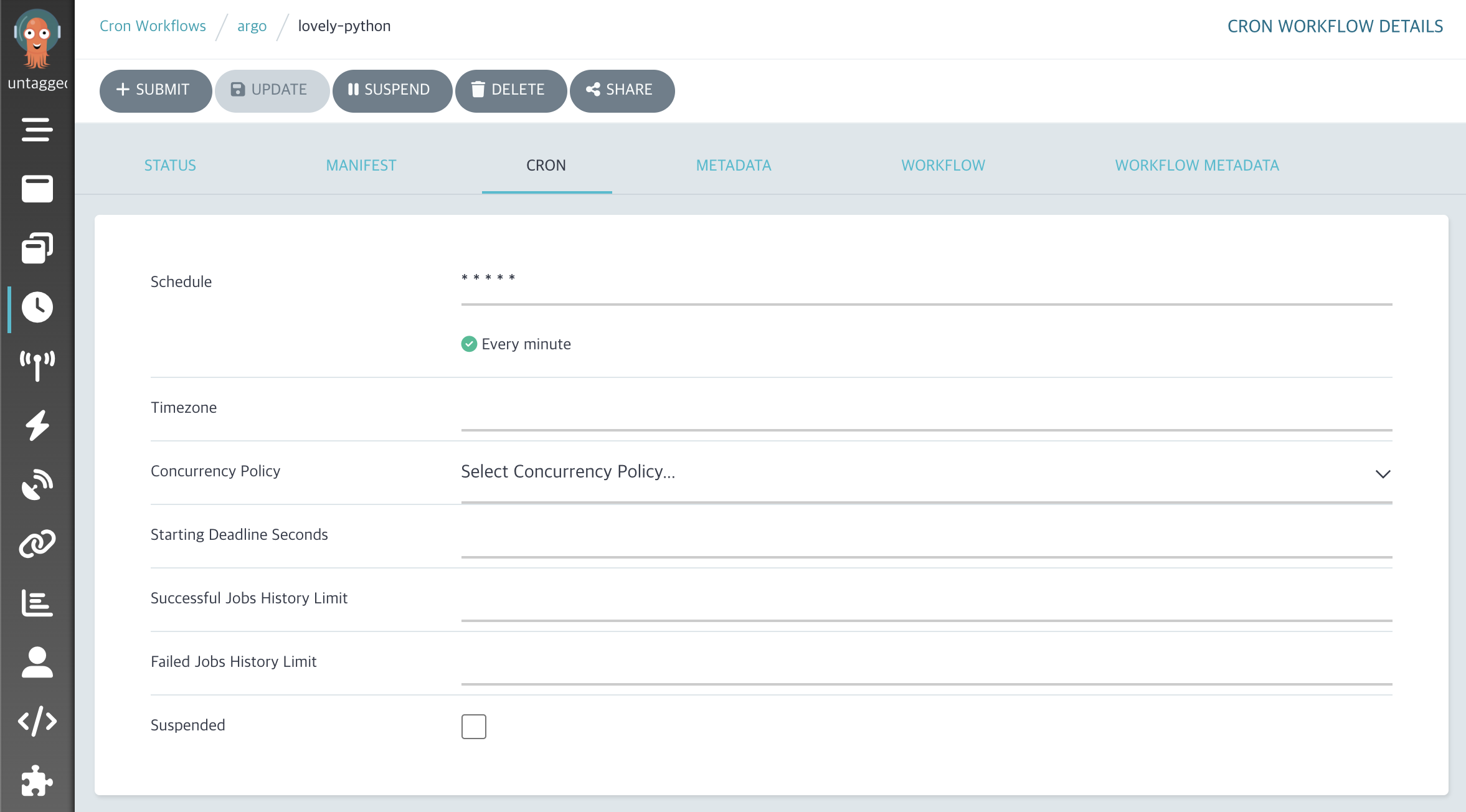 Ui Cron Workflow Initial Filter Value · Issue 11685 · Argoprojargo Workflows · Github 8033