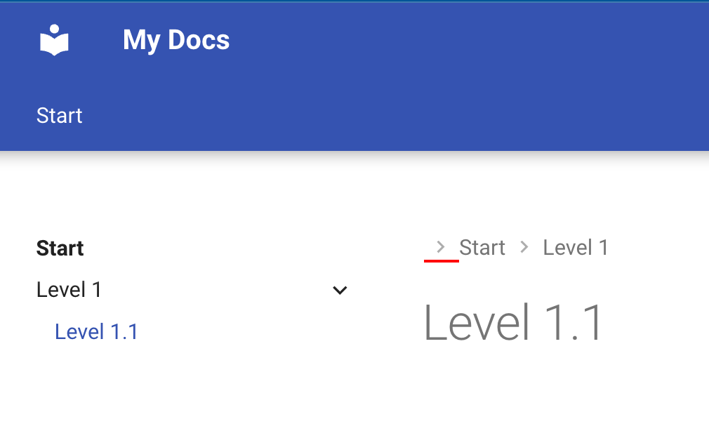 Navigation Path Breadcrumbs Render Bug · Issue 4865 · Squidfunk 