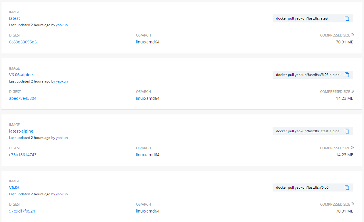使用 alpine 构建 docker 镜像，体积减小到 30 MB 左右 · Issue #327 · happyfish100/fastdfs · GitHub