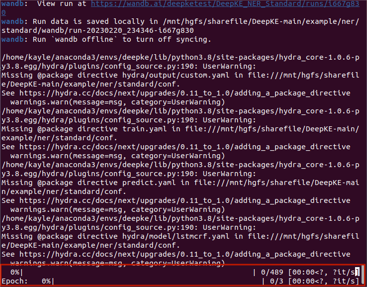 ner/standard进行lstmcrf，出现进程kill · Issue #224 · zjunlp/DeepKE · GitHub