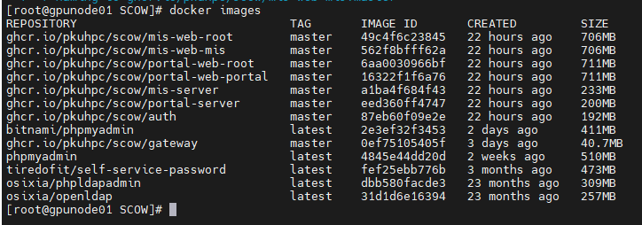 用源码构建好docker镜像后无法启动系统 · Issue #440 · PKUHPC/OpenSCOW · GitHub
