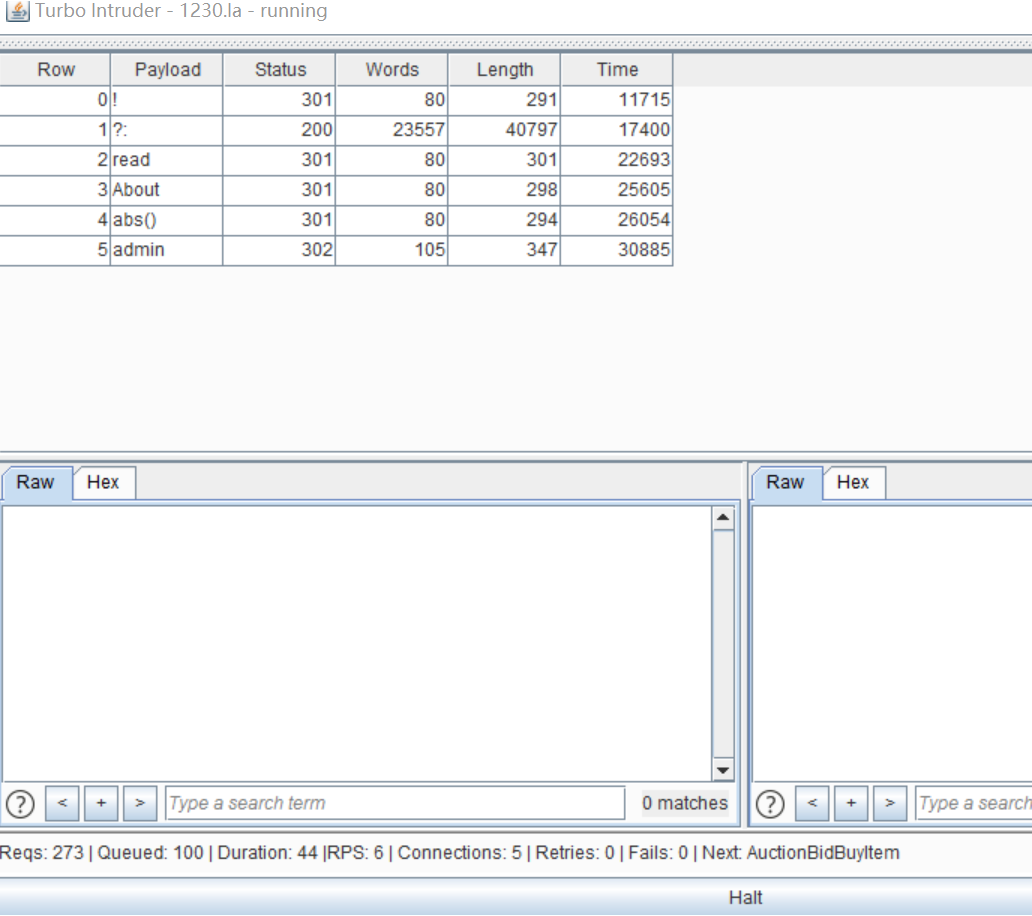 RPS below 10 and connection keep increasing · Issue #17 · PortSwigger/turbo-intruder · GitHub