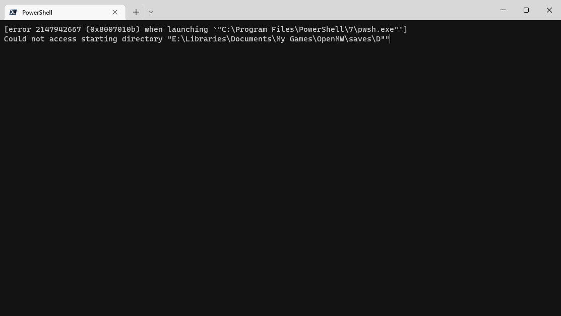 Terminal wont open path with a space in it when using -d flag · Issue ...