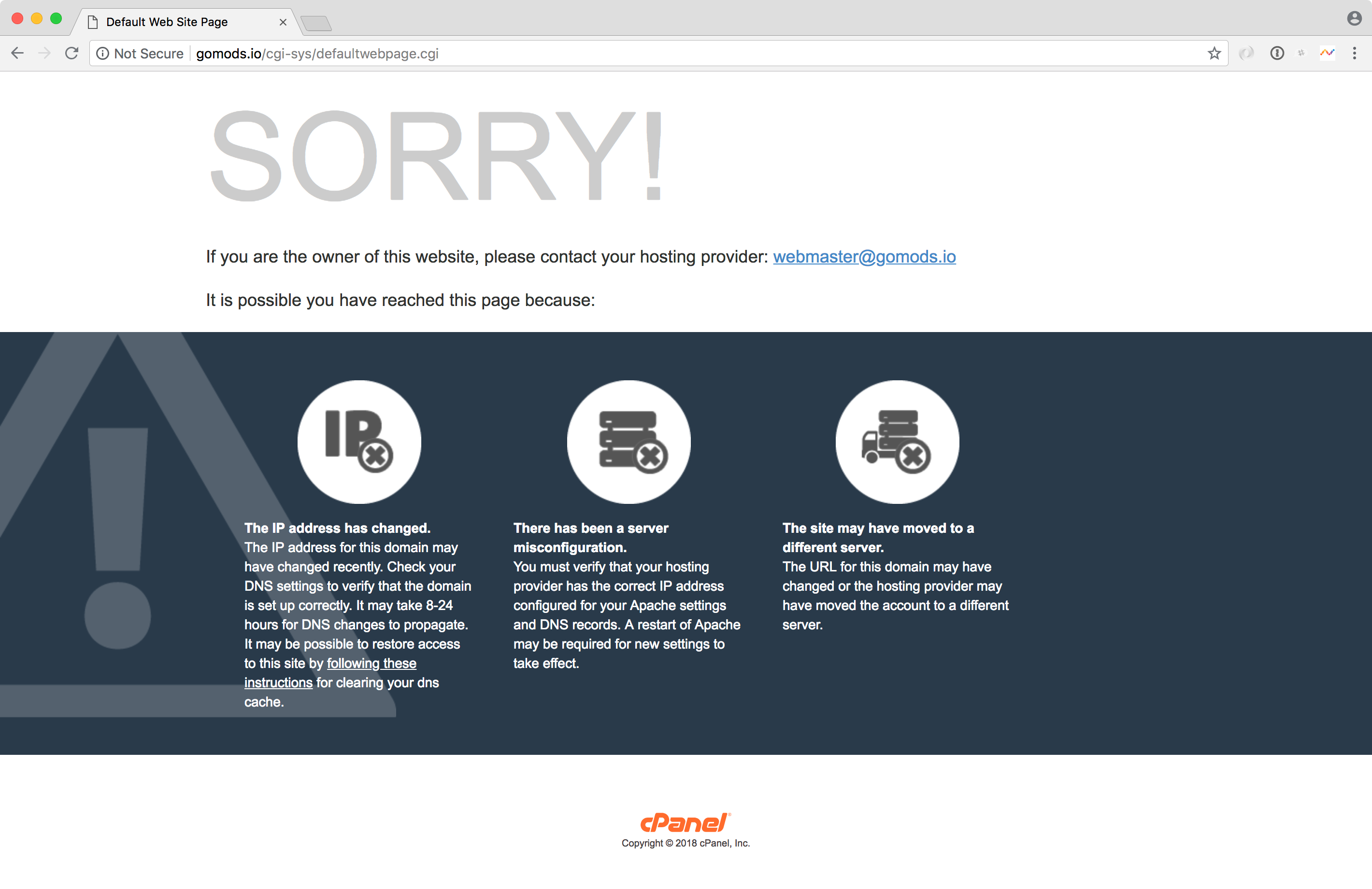 Visiting https://gomods.io produces a certificate warning · Issue #651 · gomods/athens · GitHub