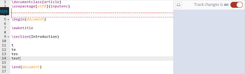 "Track changes" hotkey in non-pro version makes the editor buggy ...