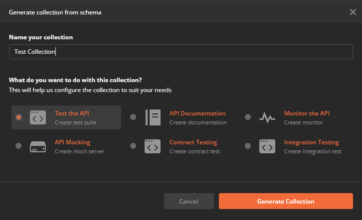 Cant Create Collection From Api Graphql Schema · Issue 8863 · Postmanlabspostman App Support
