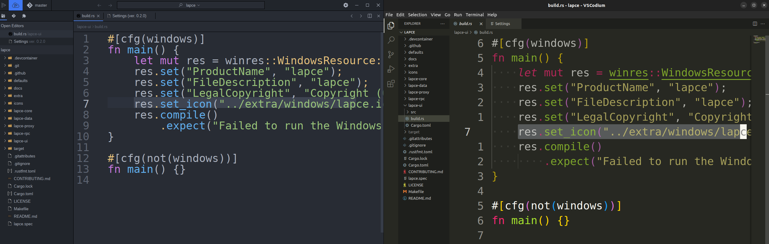 Font floats up · Issue #1033 · lapce/lapce · GitHub