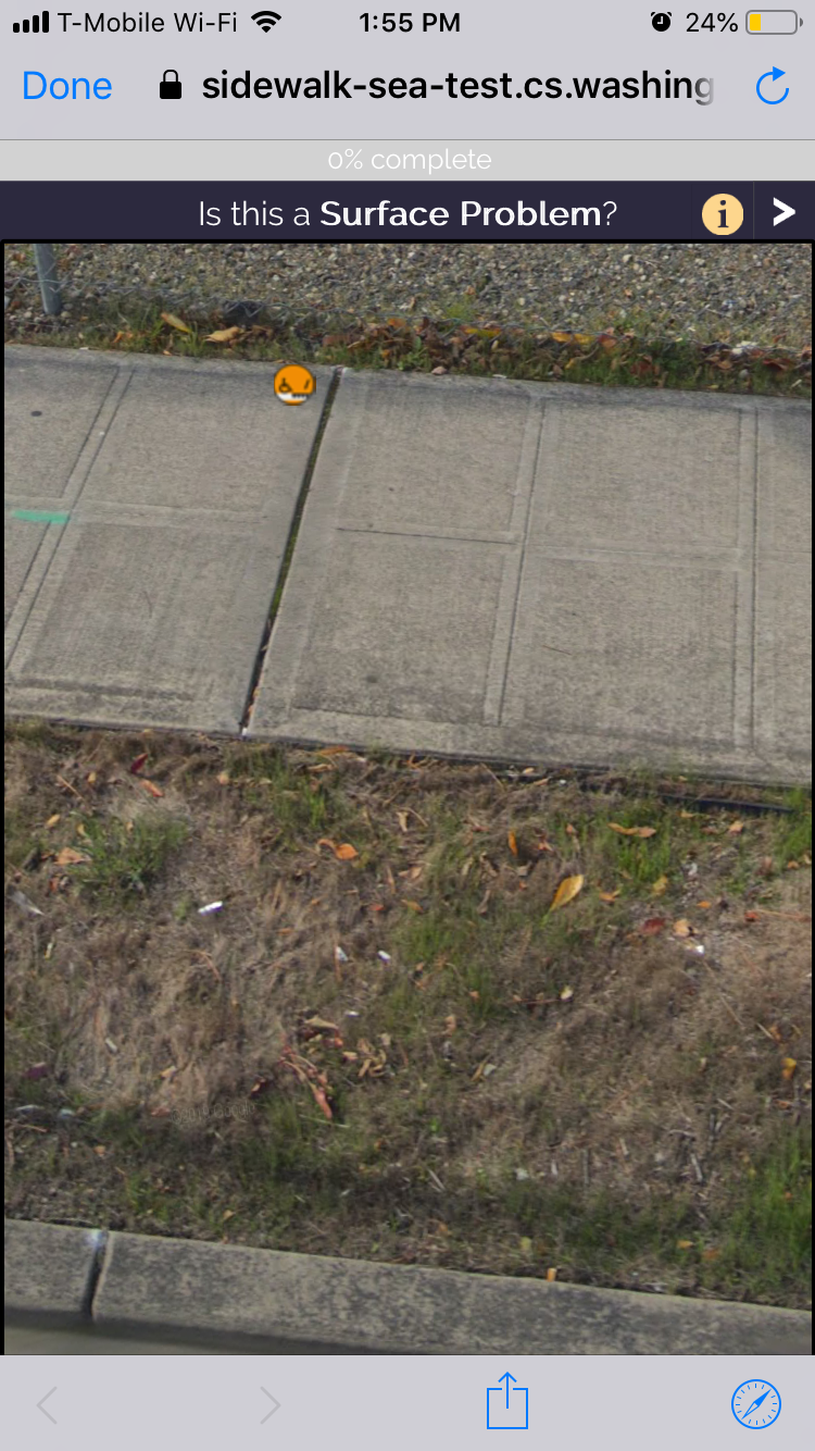 Mobile Validation missing validation option buttons · Issue #1881 · ProjectSidewalk ...