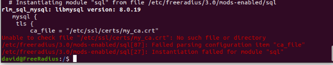 FreeRadius Configuration · Issue #3515 · FreeRADIUS/freeradius-server · GitHub