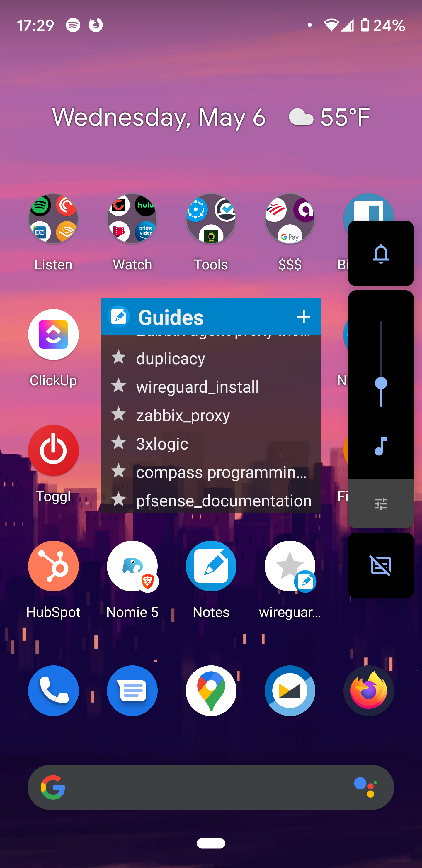 Note list widgit should create a note in it's respective category ...