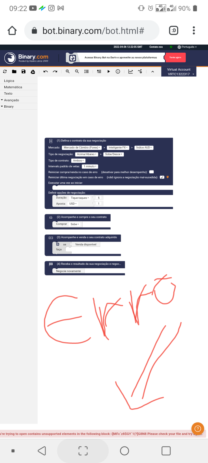 Erro ao abrir bot = Error opening bot · Issue #3569 · binary-com/binary-bot · GitHub