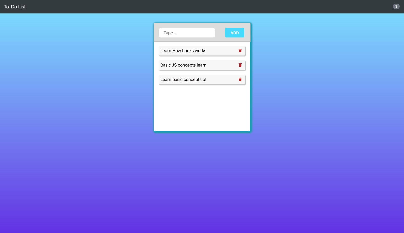 GitHub - BalkrishnaBhatt/react-todo-app: Simple react todo app with chrome notification.