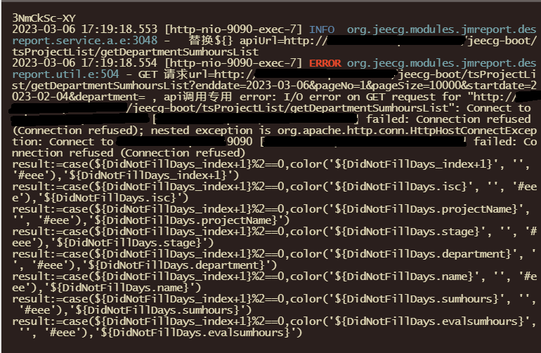 查询下拉多选获取不到数据,后台报错 · Issue 1666 · Jeecgbootjimureport · Github