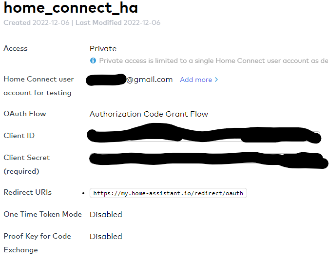 Home Connect not connecting - client has limited user list - user not ...