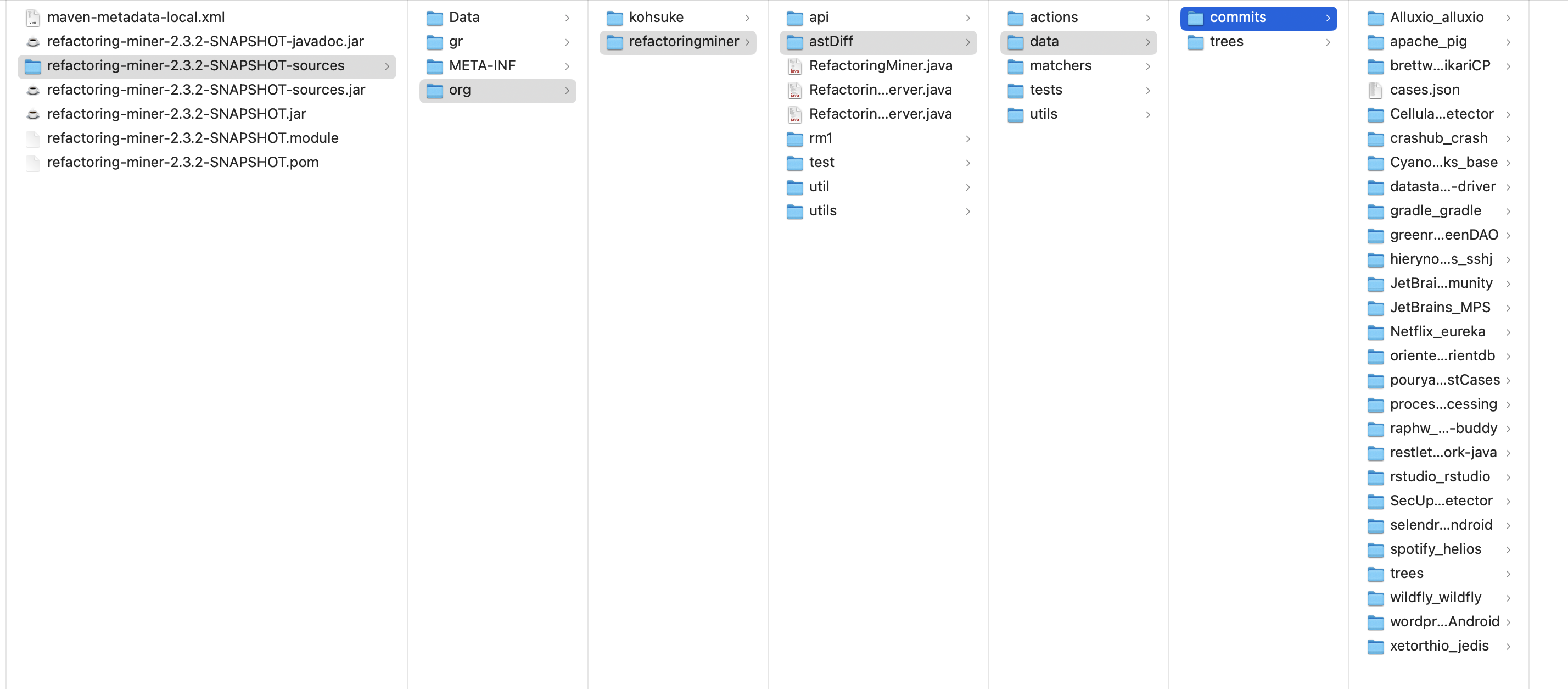 Project Strcuture: test files · Issue #382 · tsantalis/RefactoringMiner ...