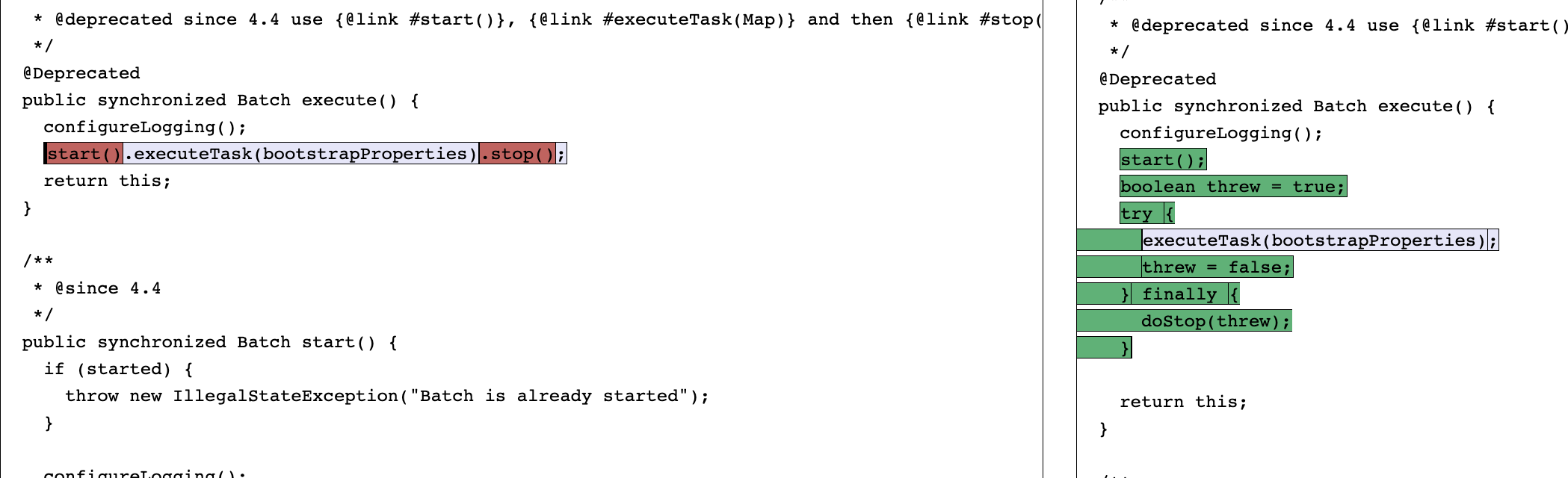 Missing statement mappings (Statement using builder pattern separated to several statement ...