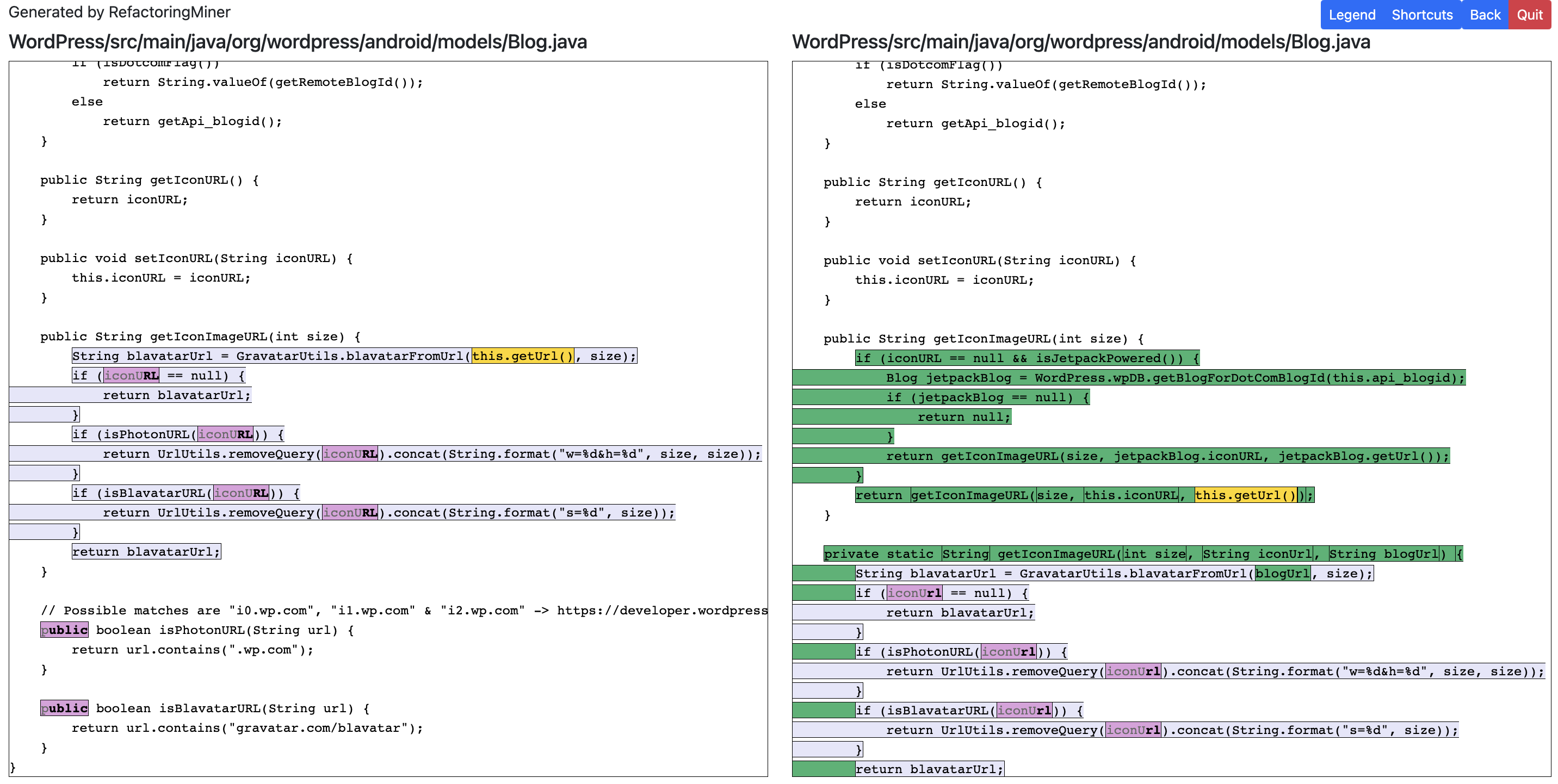 Parameter to Argument Mapping not reported · Issue #392 · tsantalis/RefactoringMiner · GitHub