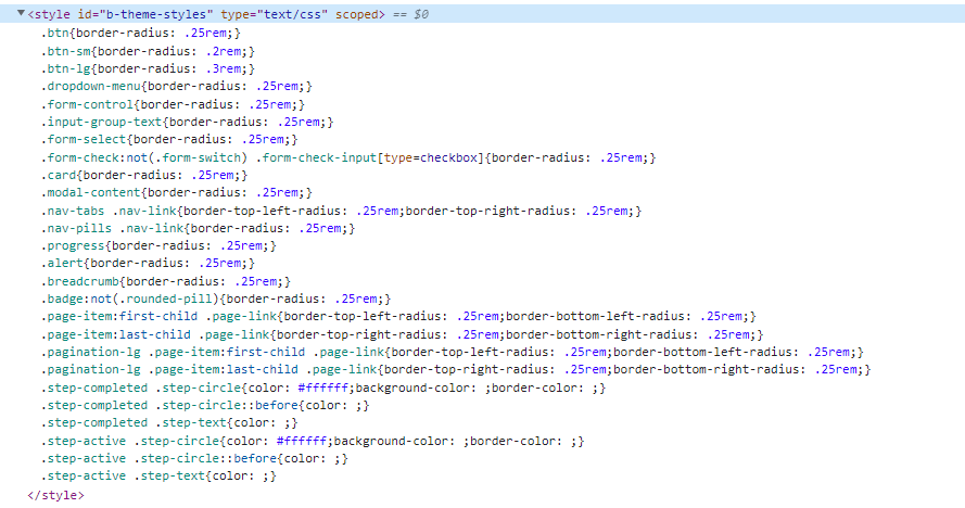 Some bootstrap styles are overridden by adding ThemeProvider and Theme · Issue #4042 · Megabit ...