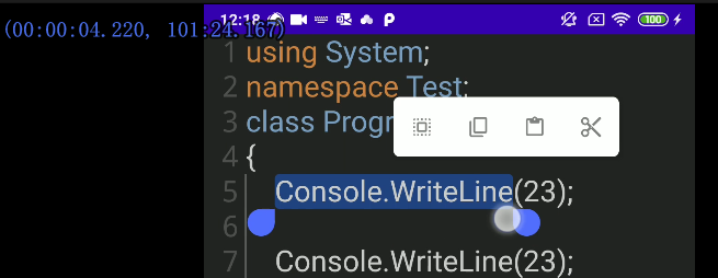 Text selection sometimes scrolls when it should move the selection ...