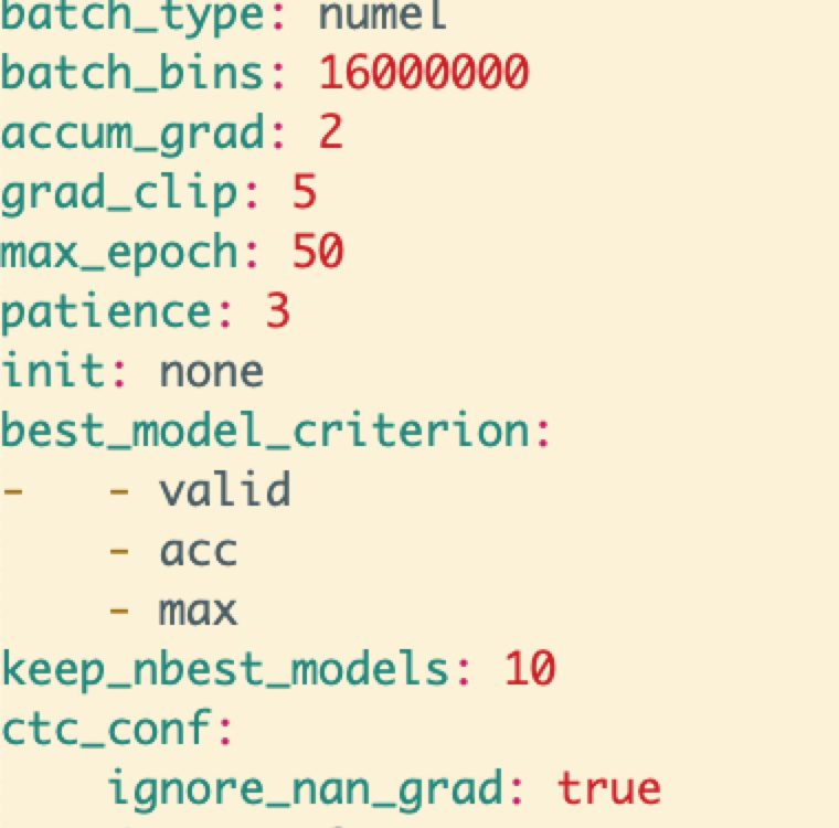 Any training config suggestion? · Issue #3196 · espnet/espnet · GitHub
