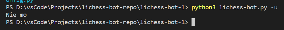 301 Moved Permanently When Trying To Upgrade To Bot · Issue 851 · Lichess Bot Devslichess