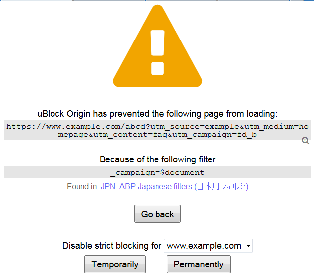 Feature Sanitizing Blocked Url · Issue 3376 · Gorhillublock · Github 
