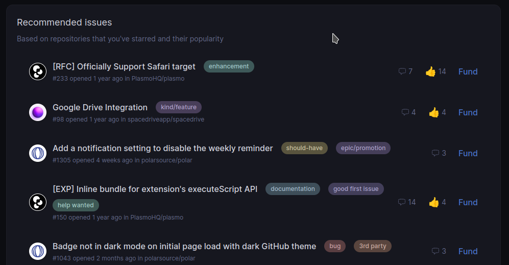 Should issues links open in a new tab? · Issue #1576 · polarsource/polar · GitHub