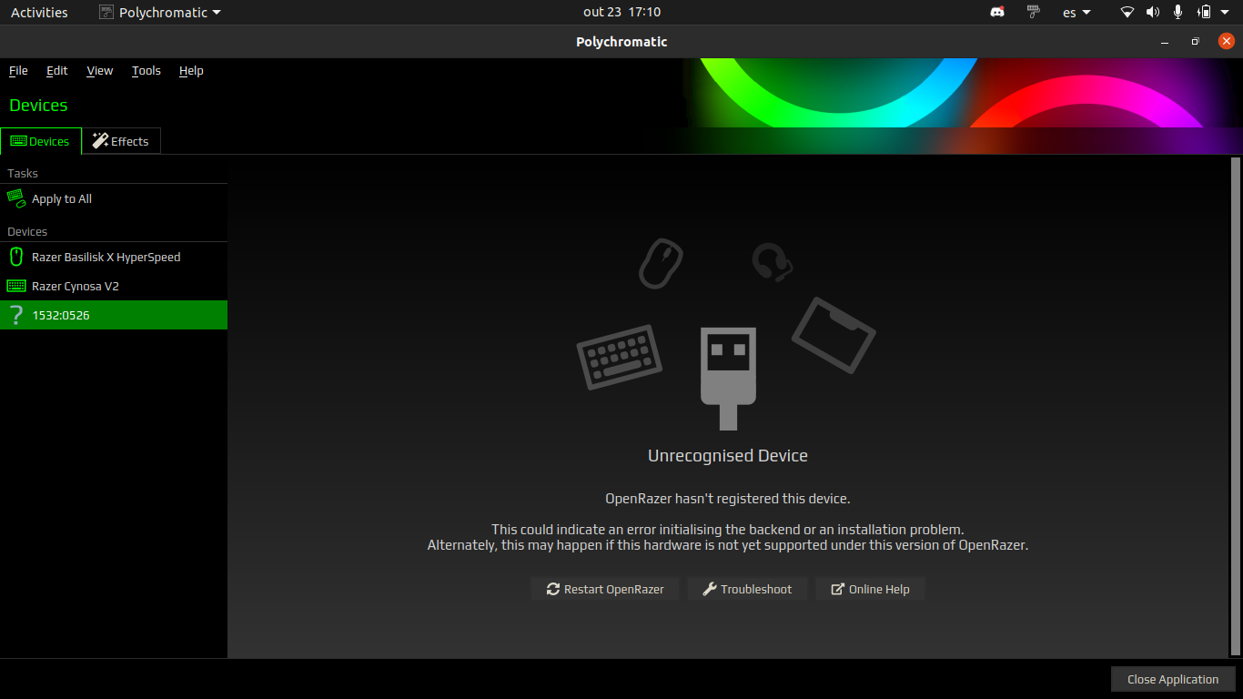 Support For Razer Kraken X Usb · Issue 1648 · Openrazer Openrazer · Github