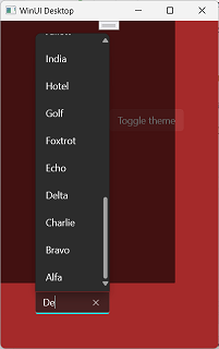 AutoSuggestBox flyout light dismiss area overlay is incorrect when display scale is 125% · Issue ...