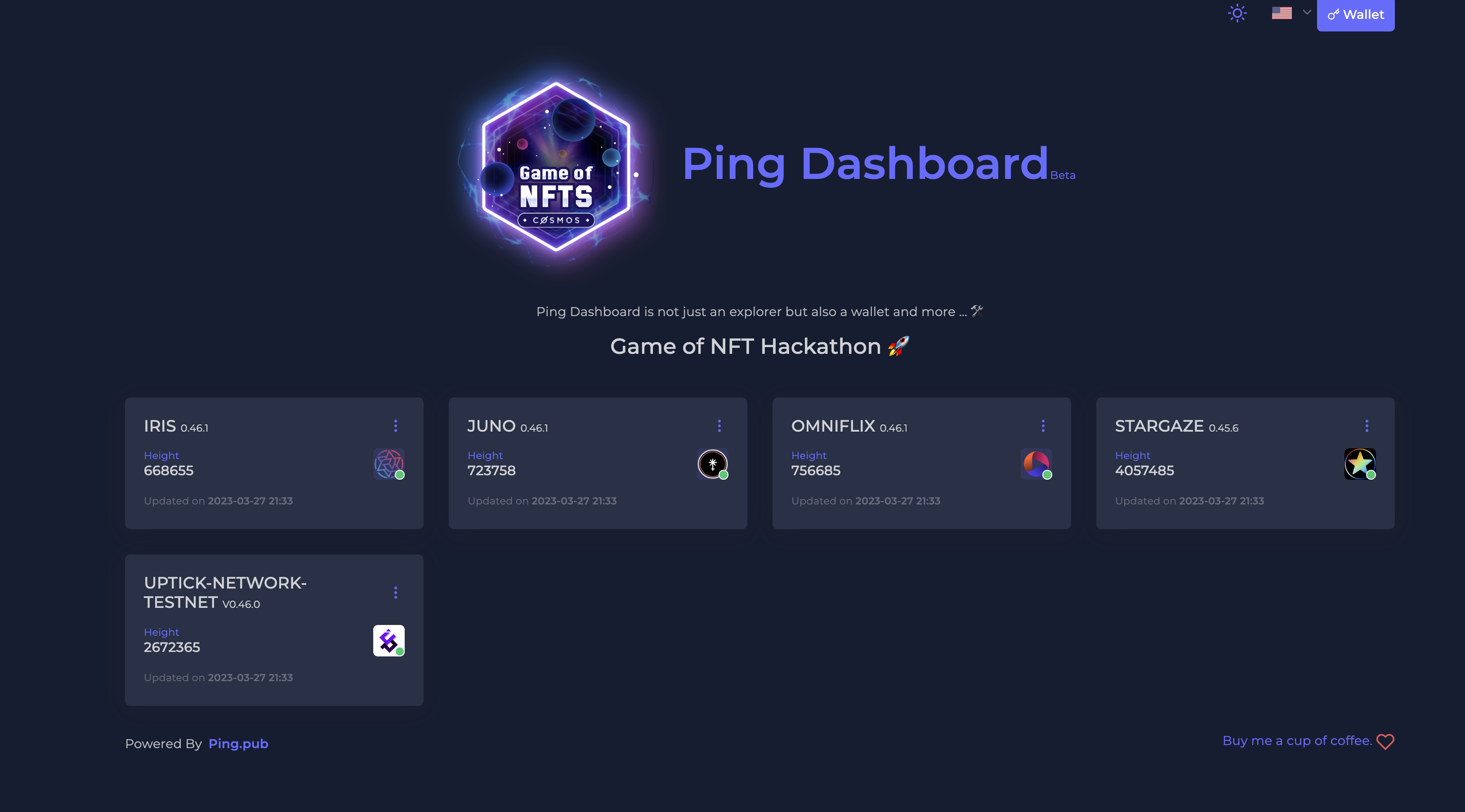 AWARD: Ping.pub Claim "2 - Public Good Awards" · Issue #881 · game-of-nfts/gon-evidence · GitHub