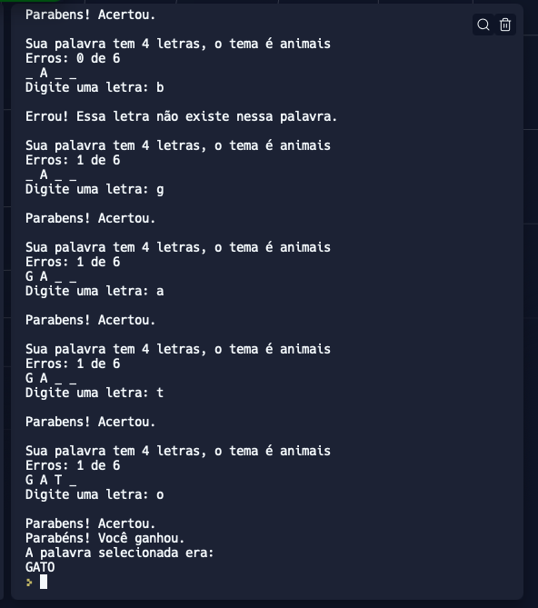 GitHub - BeatrizFag/Jogo-da-Forca: Jogo da Forca criado em Python.