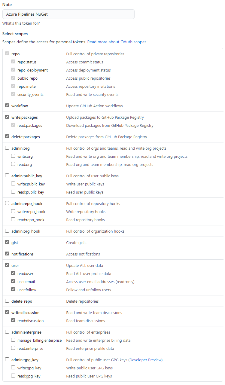 401 Unauthorized for GitHub Packages. NuGetCommandV2 · Issue #14908 · microsoft/azure-pipelines ...