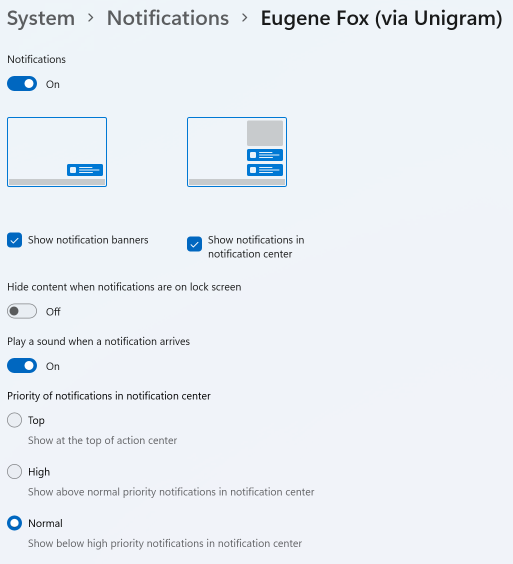 Often Unigram won't show toast push notification · Issue #2210 · UnigramDev/Unigram · GitHub