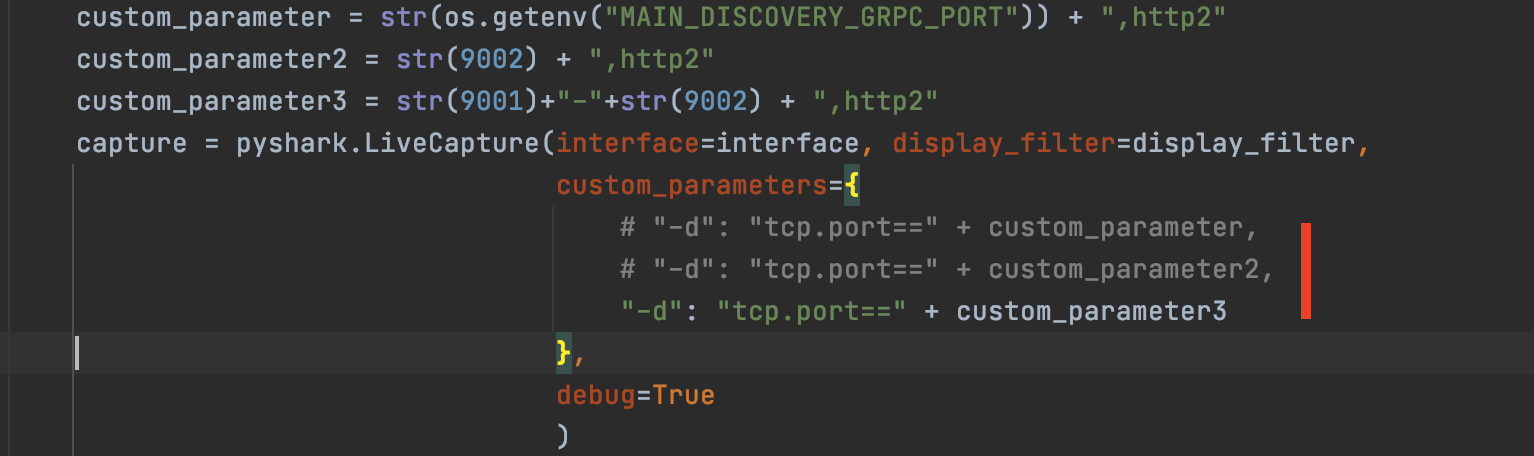 Custom Parameters Should Not As Dict · Issue 521 · Kiminewt Pyshark · Github