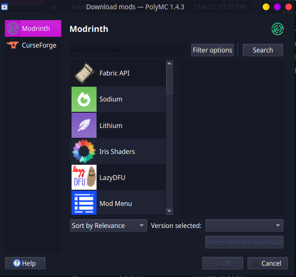 Ugly interface on Manjaro KDE · Issue #1496 · PolyMC/PolyMC · GitHub
