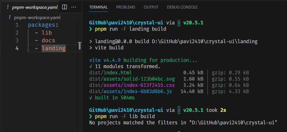 "No projects matched the filters" when dependency filter actually matched · Issue #5601 · pnpm ...