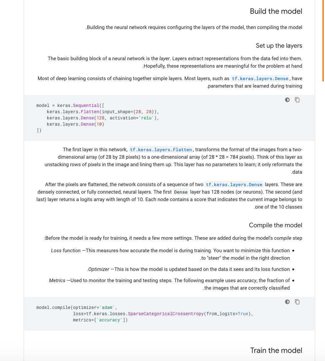 Support Arabic and RTL in Tensorflow documentation · Issue #42787 · tensorflow/tensorflow · GitHub