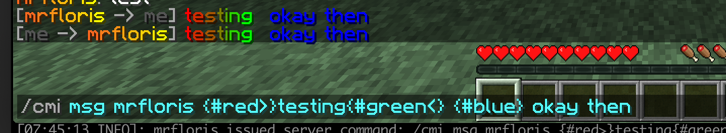 Hex Codes Issue · Issue #5620 · Zrips/CMI · GitHub