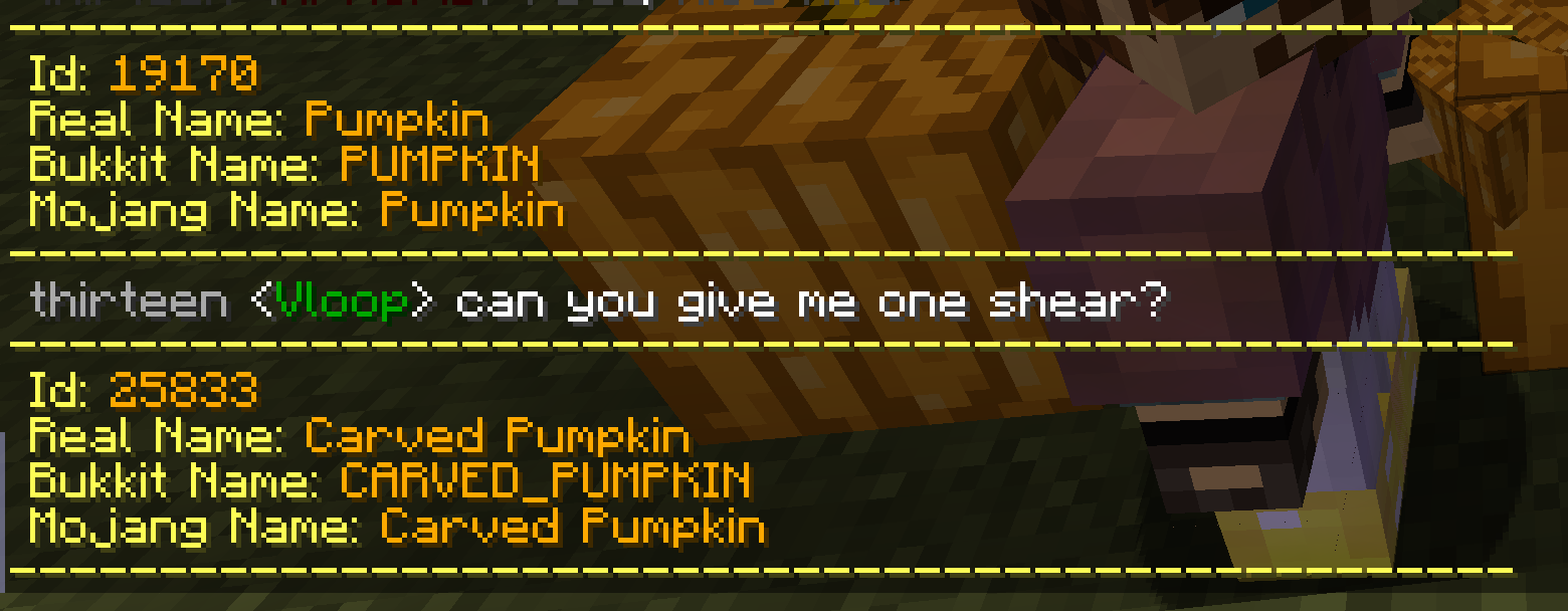 Can't use faceless pumpkin in /hat · Issue #1070 · Zrips/CMI · GitHub