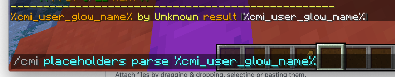 [Bug] CMI placeholder for glow name doesn't parse · Issue #3223 · Zrips ...