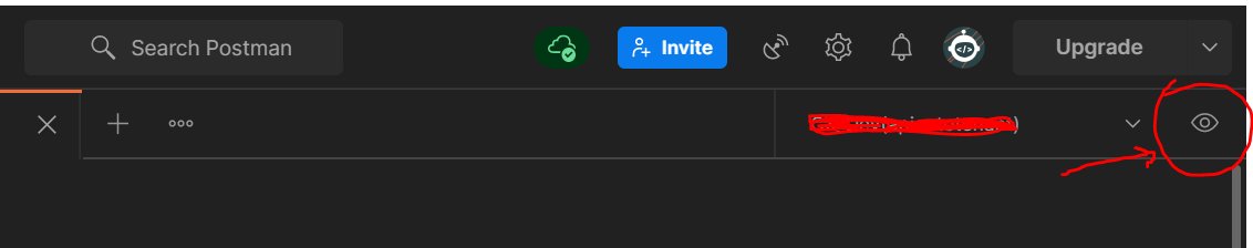 Not able to view the environment details by clicking on eye icon ...