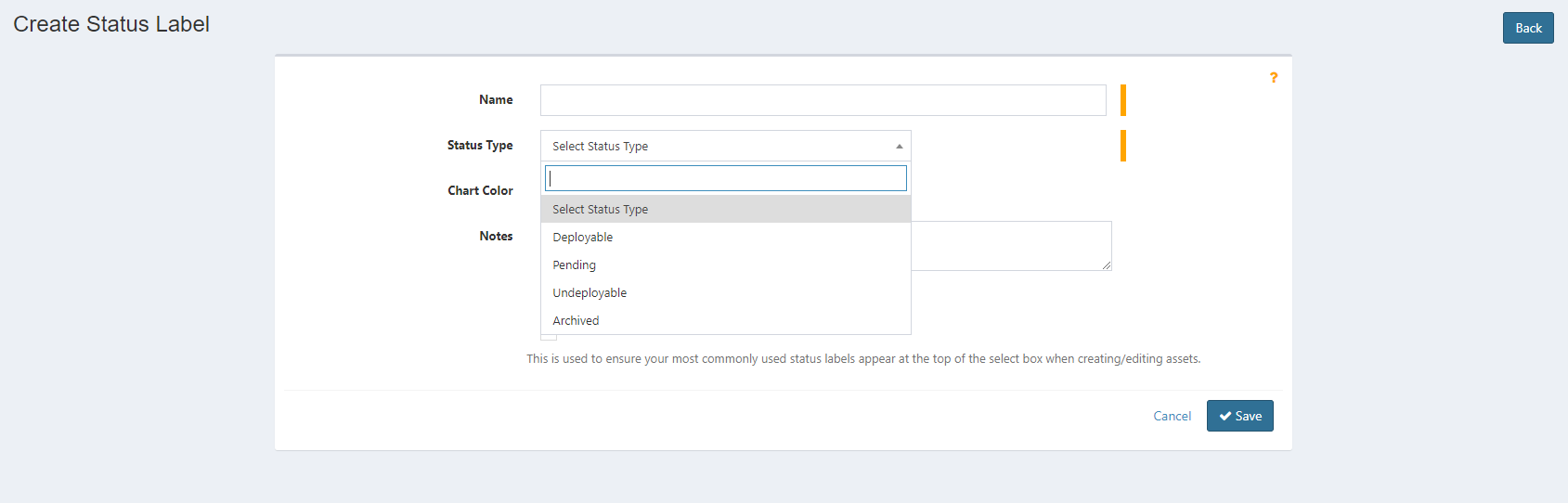 Allow items to have different "Deployed" status labels. · Issue #8296 · grokability/snipe-it ...