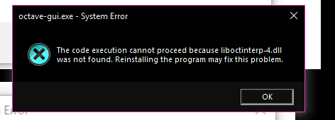 Octave Kernel dies and cannot restart - Windows 10 64b · Issue #121 · Calysto/octave_kernel · GitHub