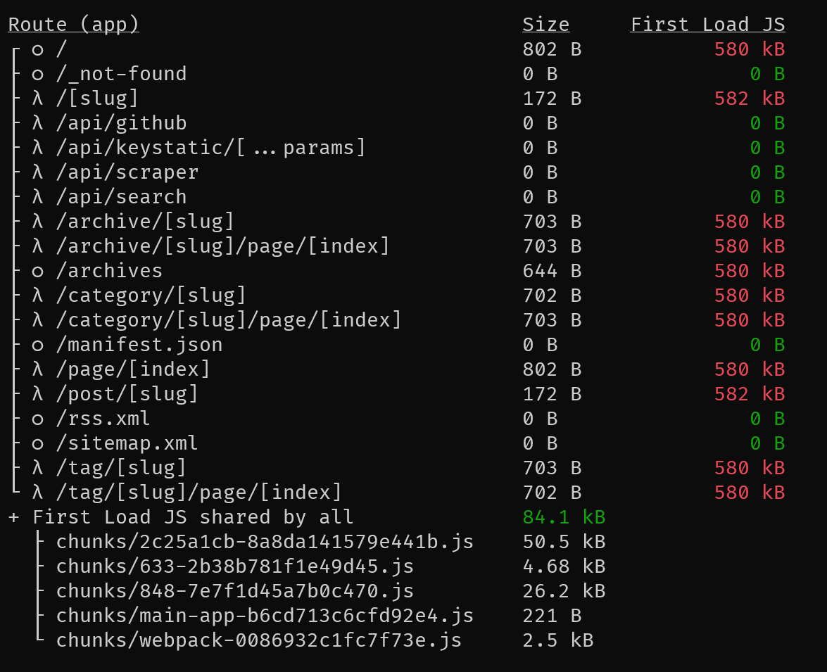 Importing @keystatic/core will increase the bundle size by 500kB+ · Issue #601 · Thinkmill ...