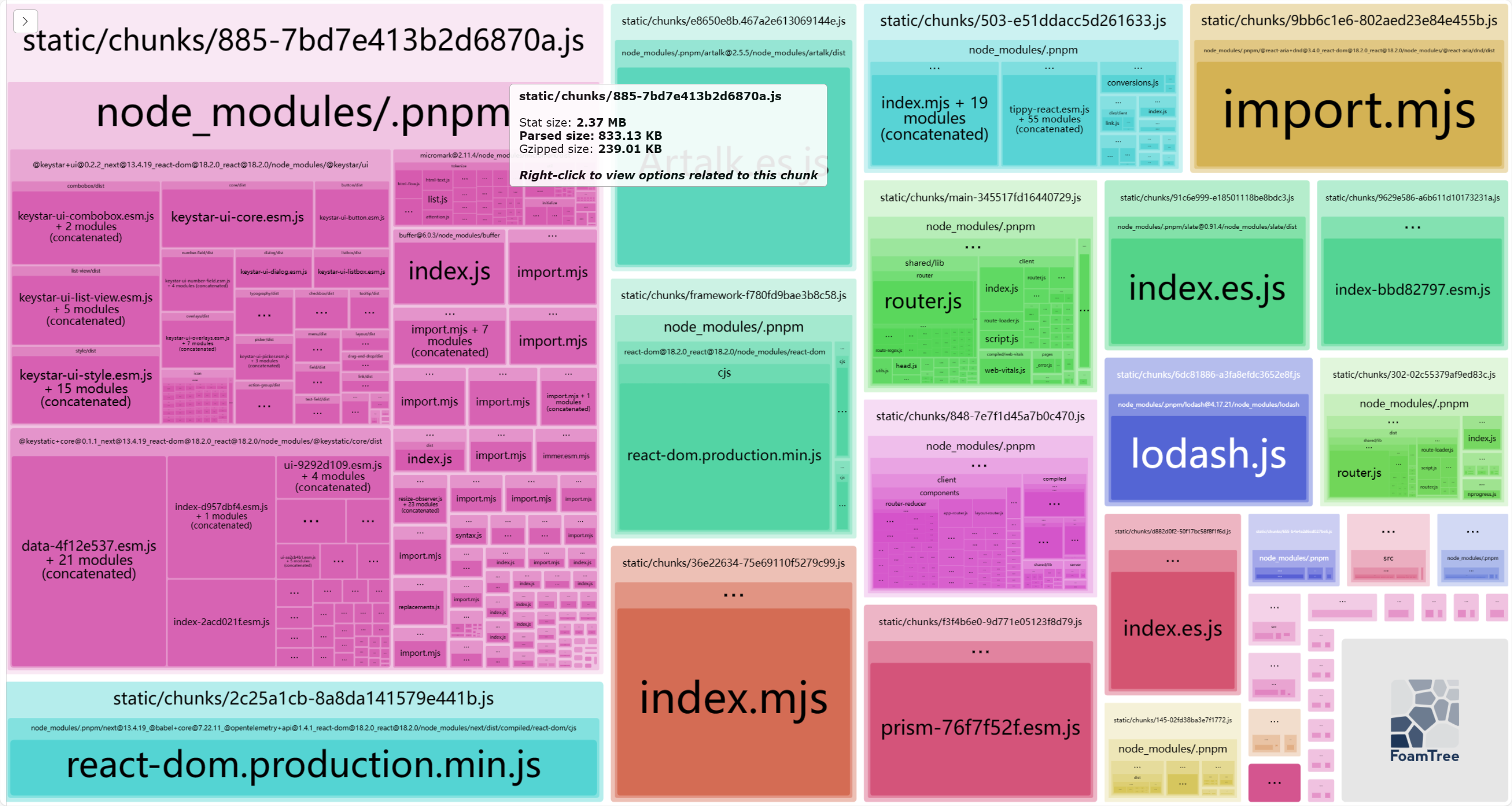 Importing @keystatic/core will increase the bundle size by 500kB+ · Issue #601 · Thinkmill ...