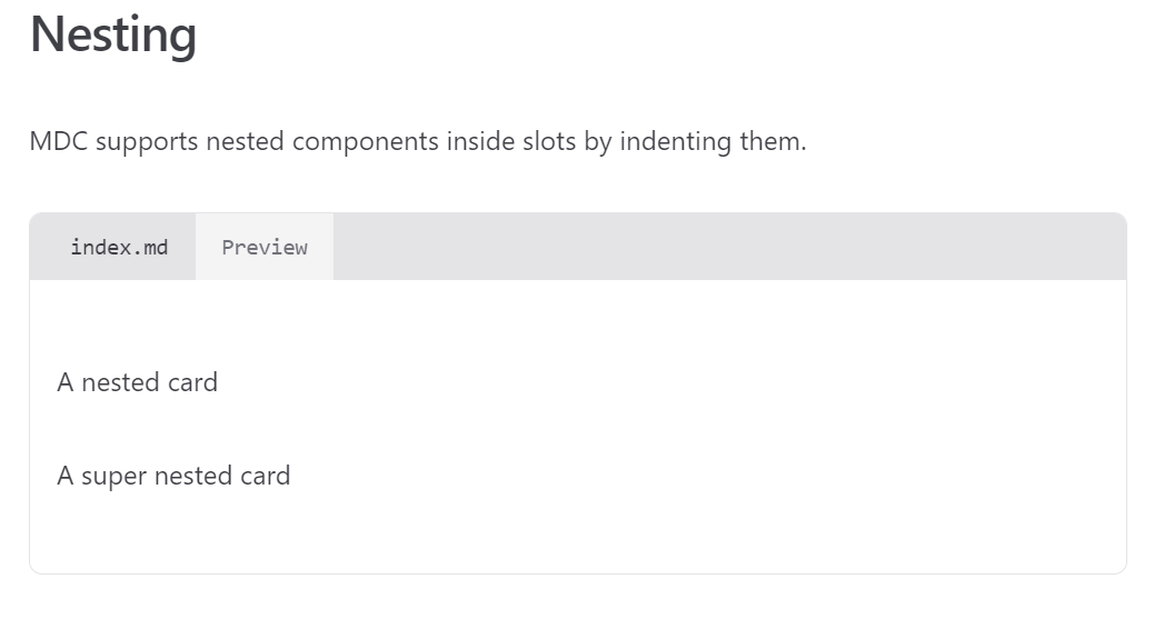 [DOC] MDC Previews in the documentation don't show styling · Issue #1941 · nuxt/content · GitHub