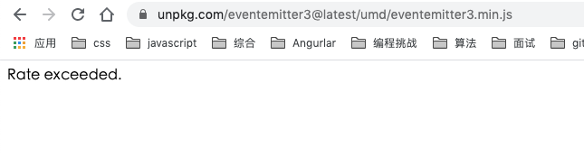 Rate exceeded. · Issue #210 · primus/eventemitter3 · GitHub