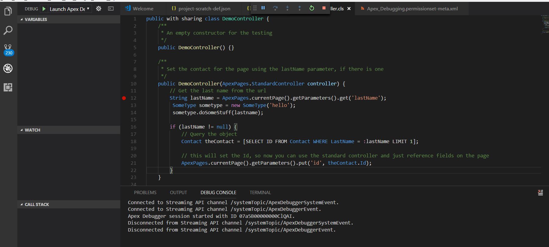 Unable to open file with Apex Interactive Debugger when the path to the file contains spaces ...