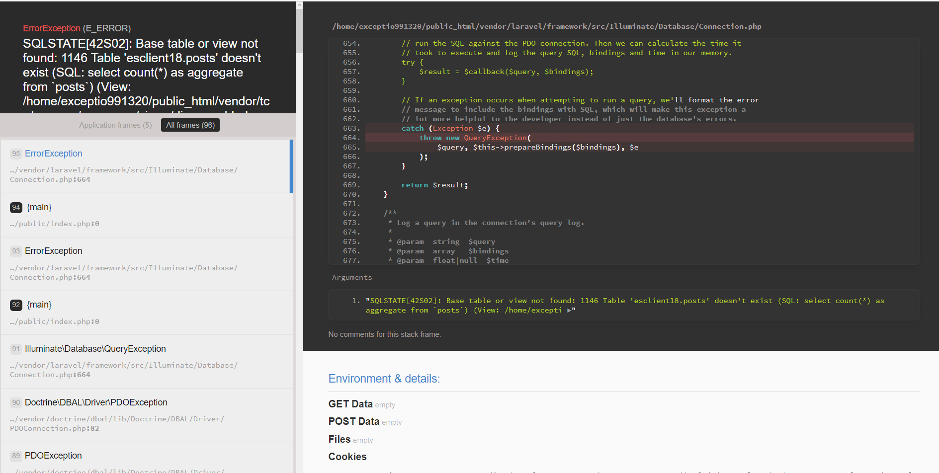 posts table doesn't exist! · Issue #3180 · thedevdojo/voyager · GitHub